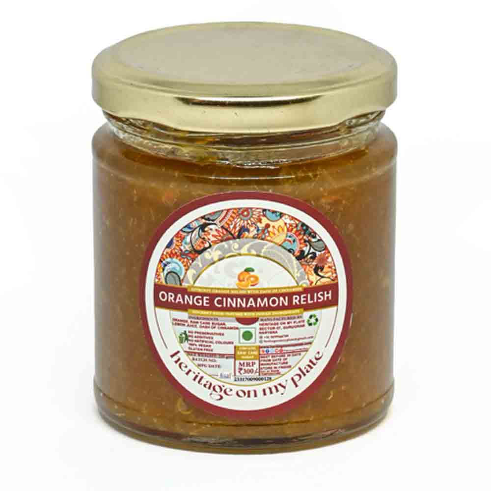 Homemade Orange Cinnamon Relish | Heritage On My Plate